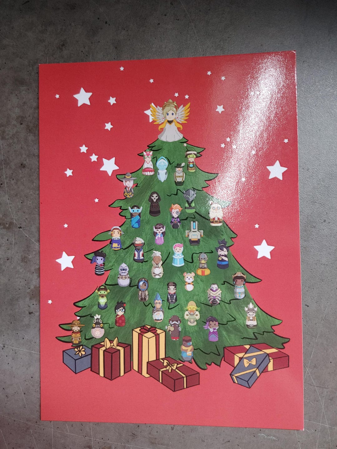 Christmas Card Overwatch Christmas Tree - Etsy