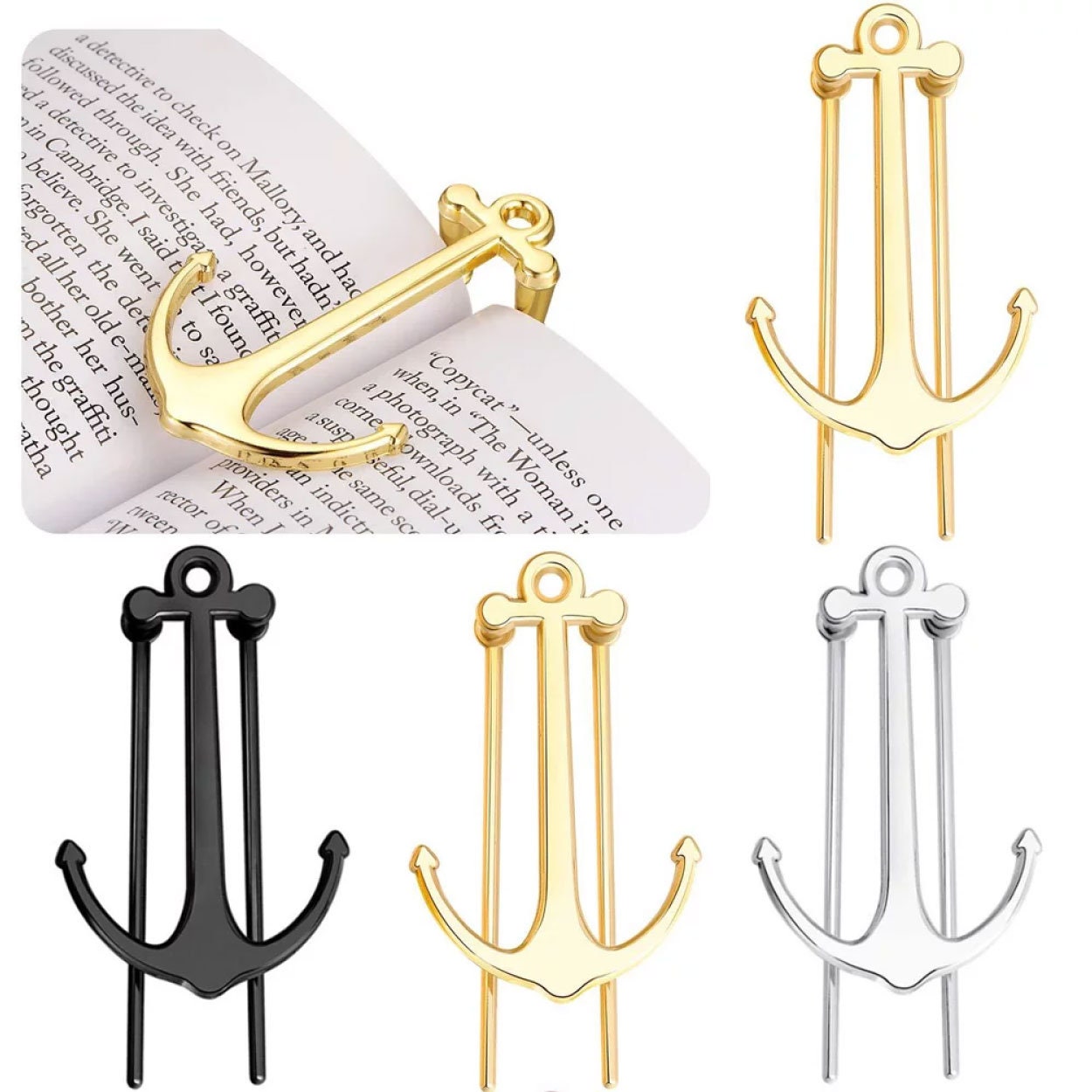 Personalized Custom Engraved Anchor Bookmarks, Bookmark Gift, Groomsman ...