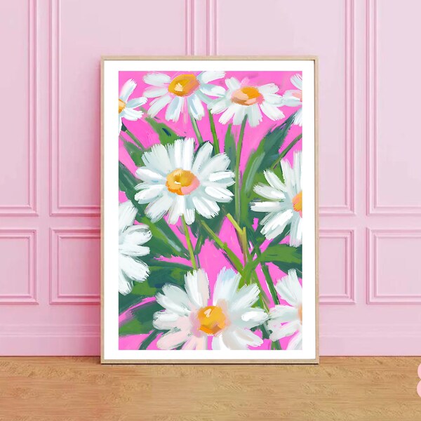 Daisy Print - Etsy