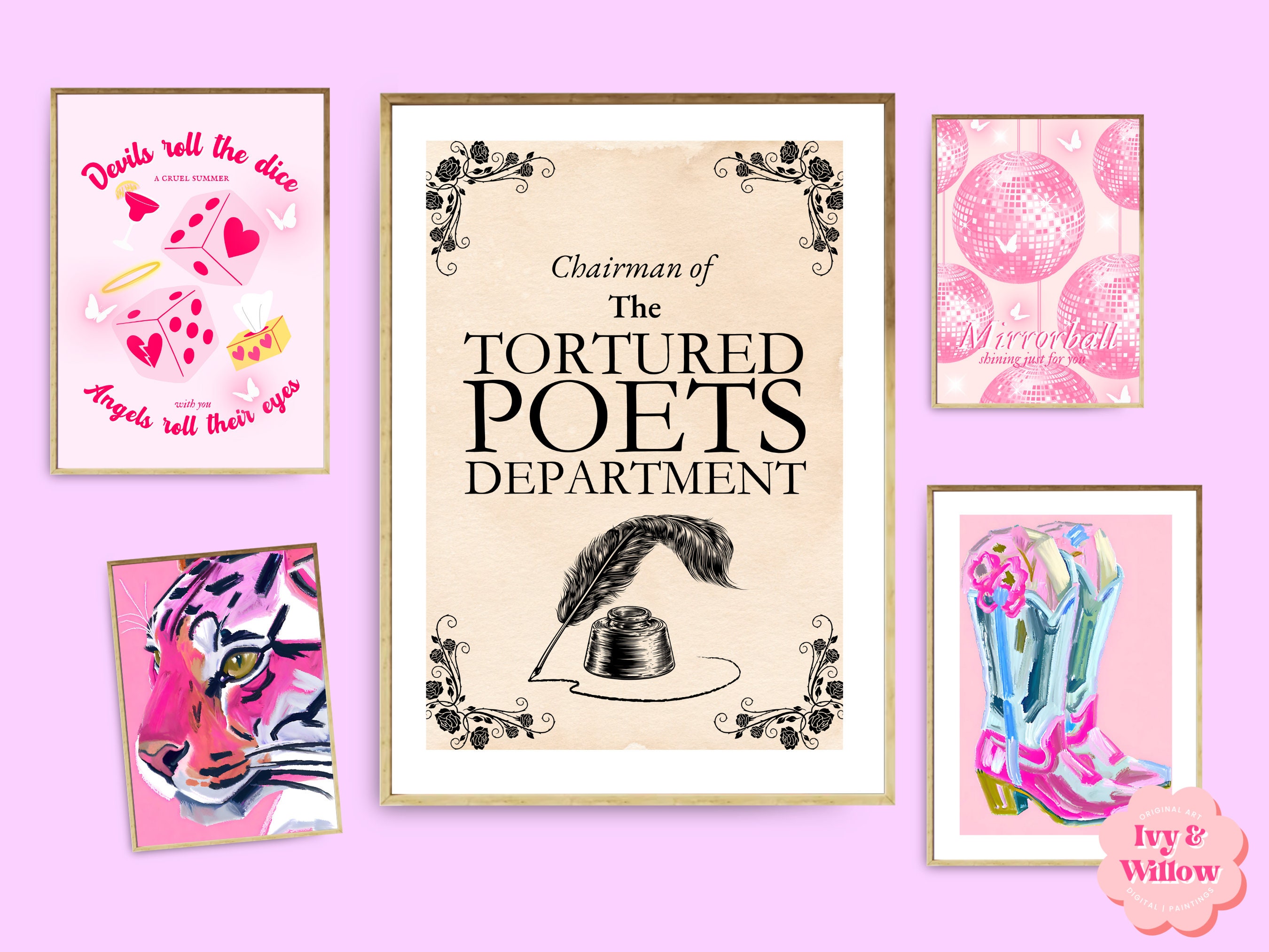 The Tortured Poets Department Printable Poster, Swiftie Lyric Wall Art ...