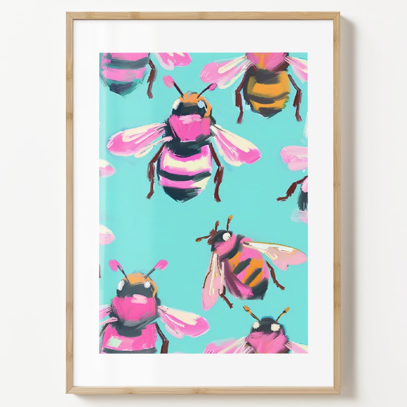 Bumble Bee Print - Etsy