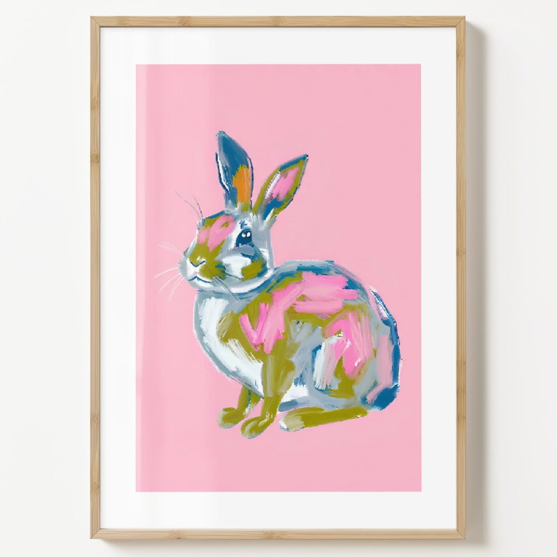 Pink Bunny - Etsy