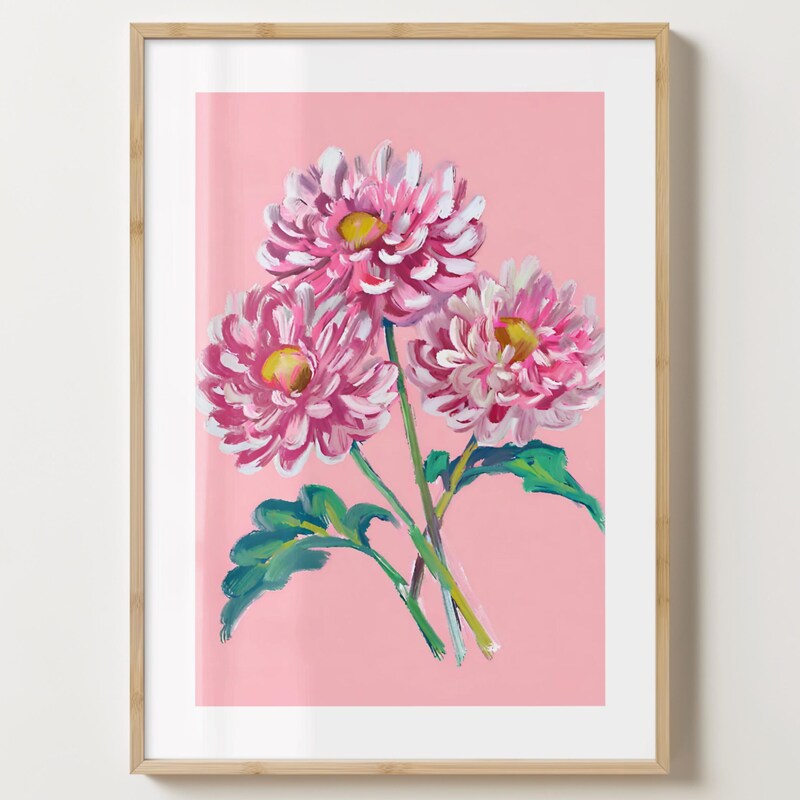 Dahlia Print - Etsy