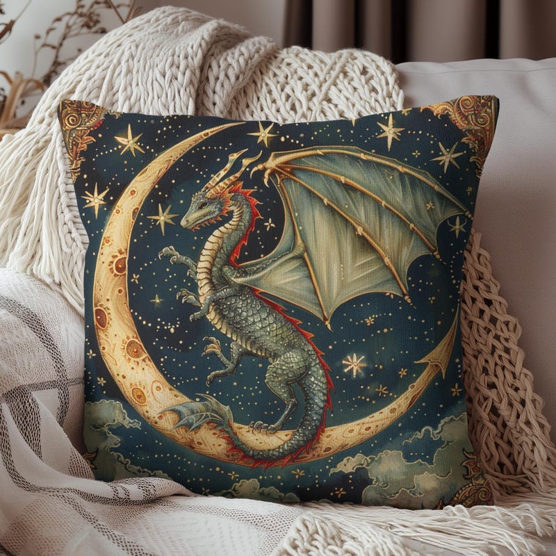 Dragon Pillow - Etsy