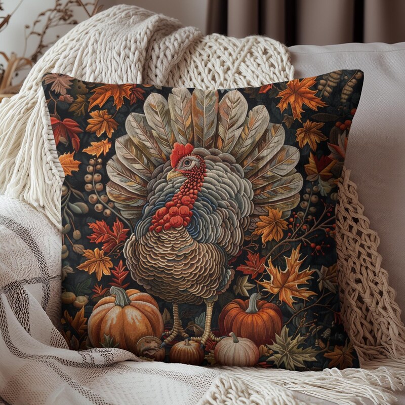 Thanksgiving Pillow - Etsy