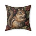 William Morris Inspired Chipmunk Pillow Cottage-core Art Nouveau Pillow ...