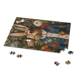 Victorian Peter the Rabbit William Morris Inspired | Cottage-core Art ...