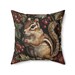 William Morris Inspired Chipmunk Pillow Cottage-core Art Nouveau Pillow ...