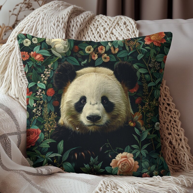 Panda Pillow - Etsy