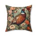 Botanical Pheasant Throw Pillow Decorative Pillow William Morris ...