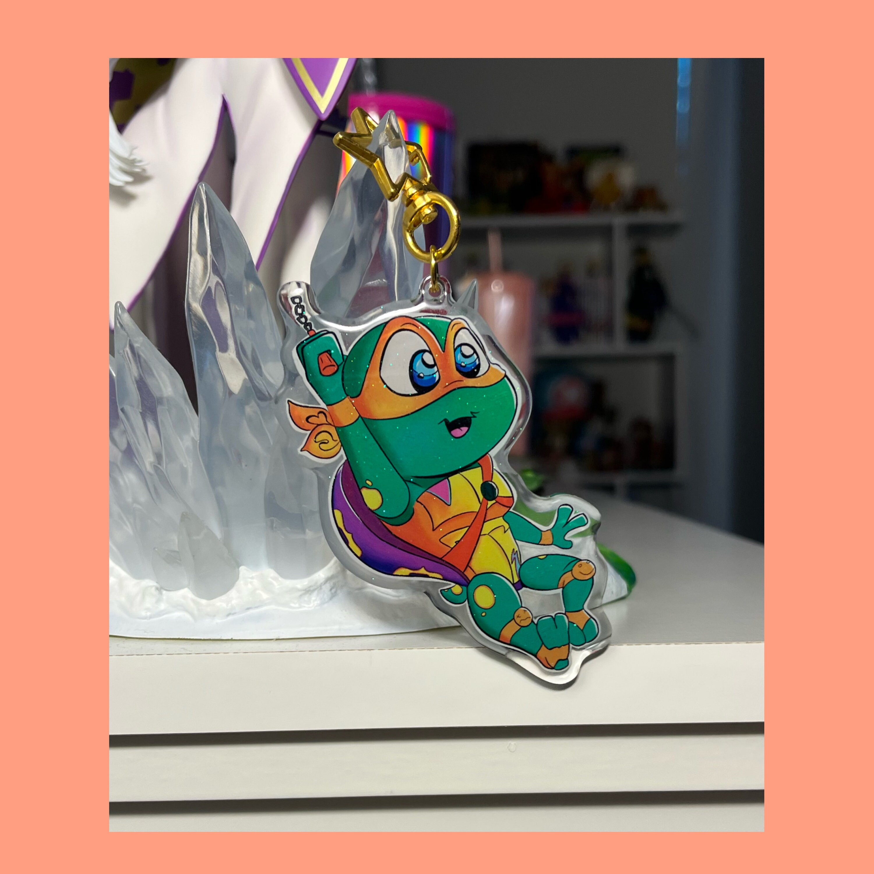 Turtle hang in There Charms - Etsy