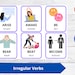 ALL Irregular Verbs FLASHCARDS With Images and Pronunciation - C1/C2 ...