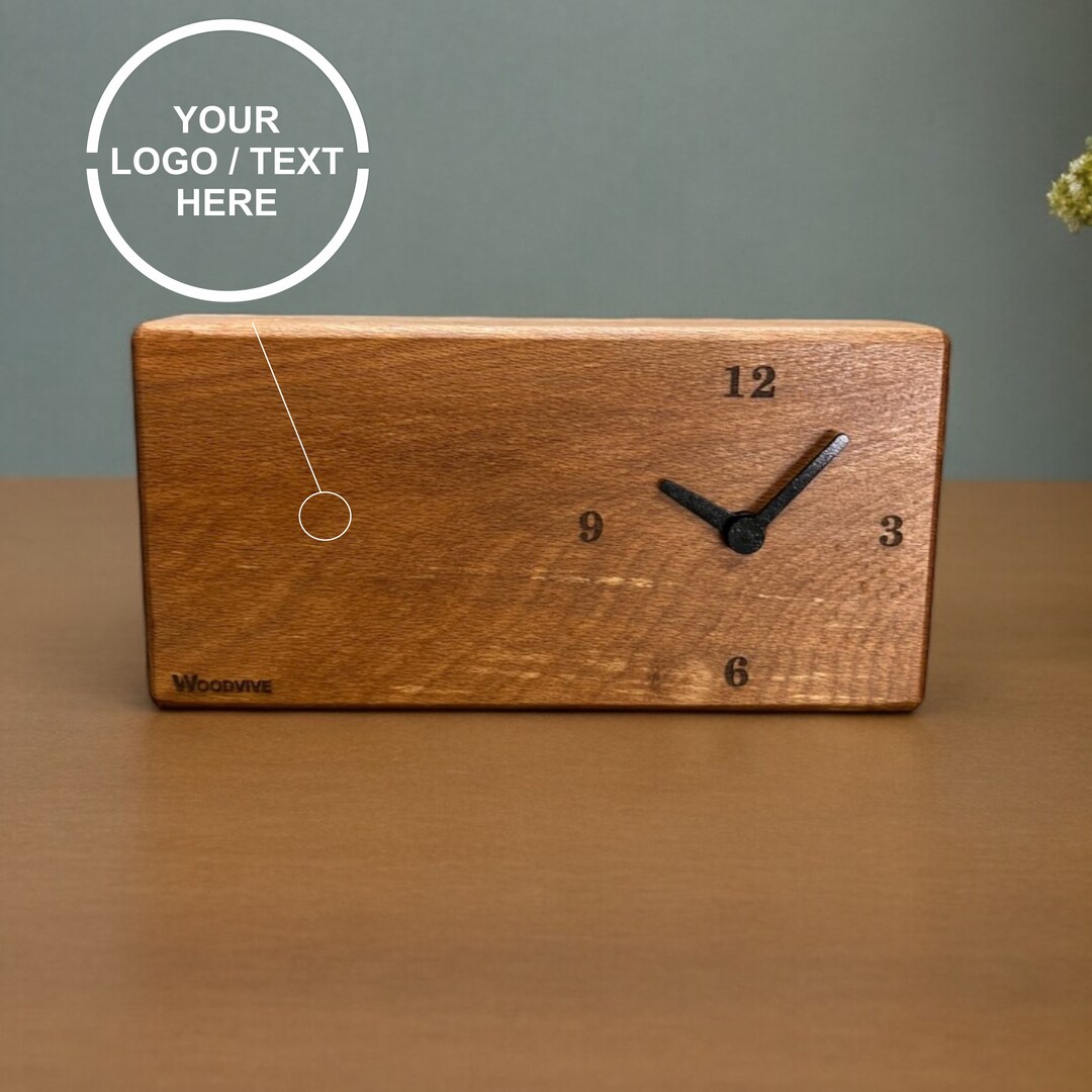 Personalized Wooden Clock - Custom Engraved Gift - Anniversary ...