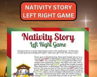 Left Right Nativity Story | Left Right Christmas Game | Left Right ...