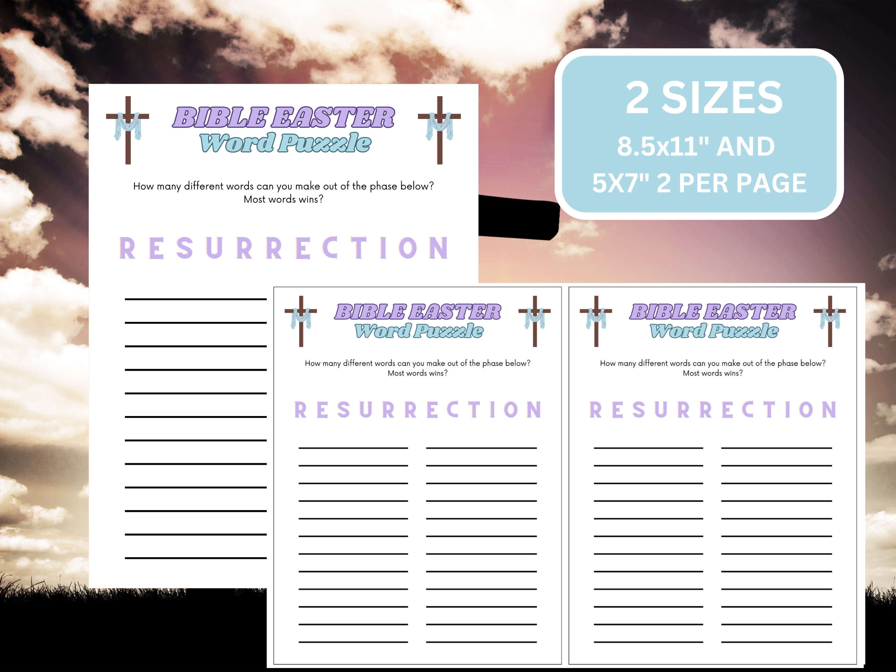 Easter Bible Games | Christian Easter Games | Easter Games | Easter ...