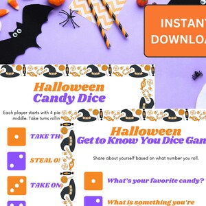 Halloween Dice Game | Printable Halloween Games | Party Games ...