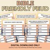 Printable Bible Feud Game | Bible Family Feud Game Show | Church Family ...