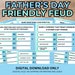 Printable Father's Day Feud Game | Father's Day Friendly Feud Game ...