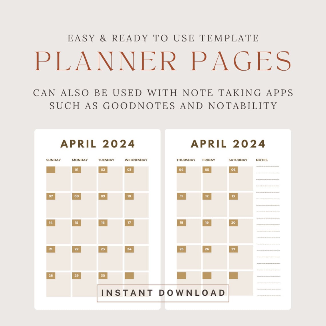 Printable Planner Bundle 2024 Printable Planner 2024 Printable Planner ...