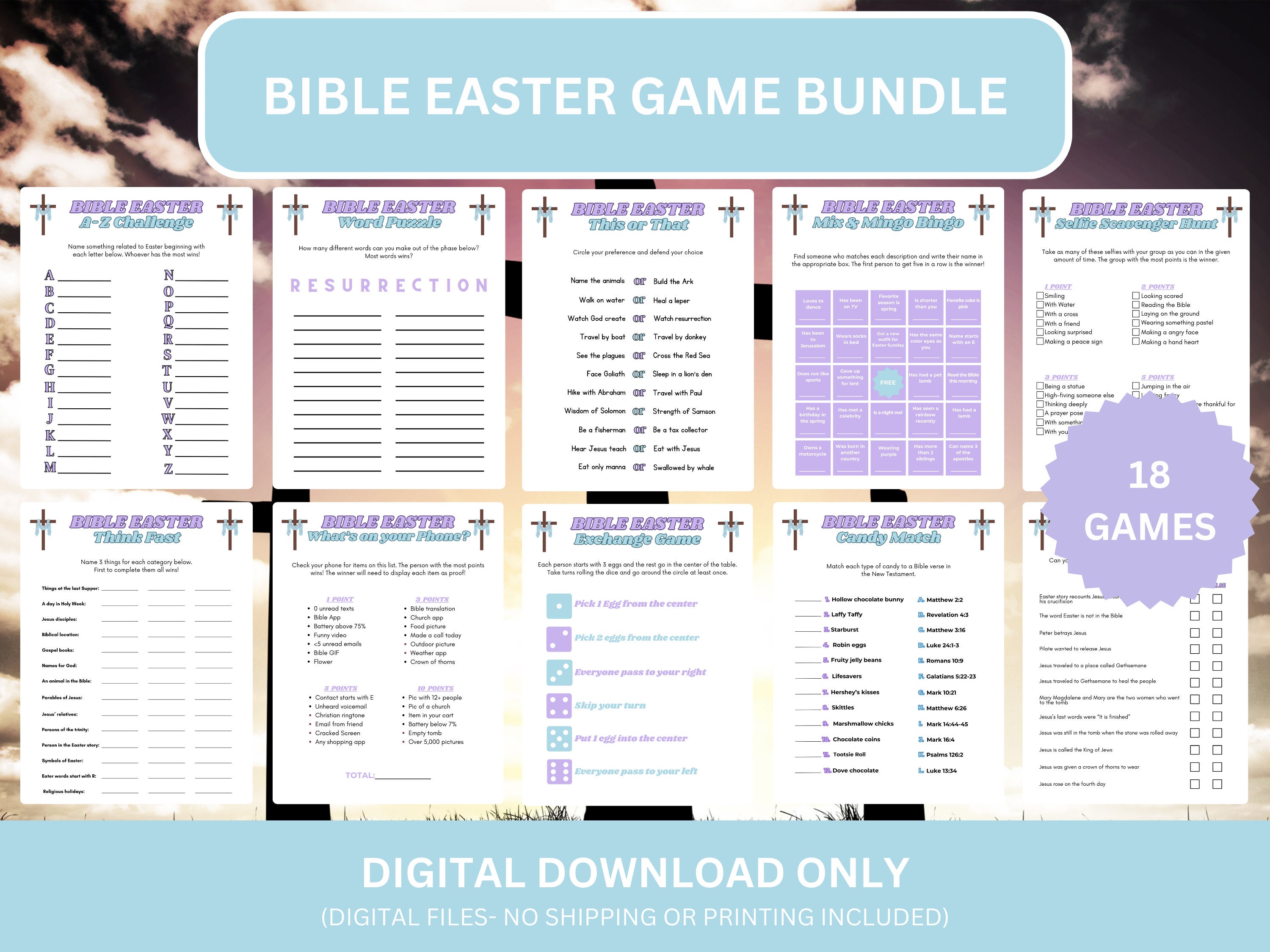 Easter Bible Games | Christian Easter Games | Easter Games | Easter ...