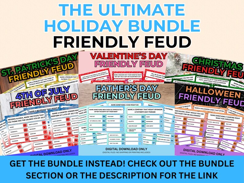 Printable Easter Feud Game | Easter Family Feud-style Questions ...