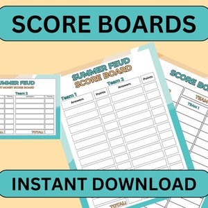 Printable Summer Feud Game | Summer Family Feud Game Show | Summer ...