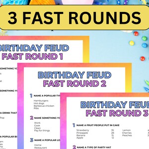 Birthday Friendly Feud | Birthday Party Game | Family Game Night ...