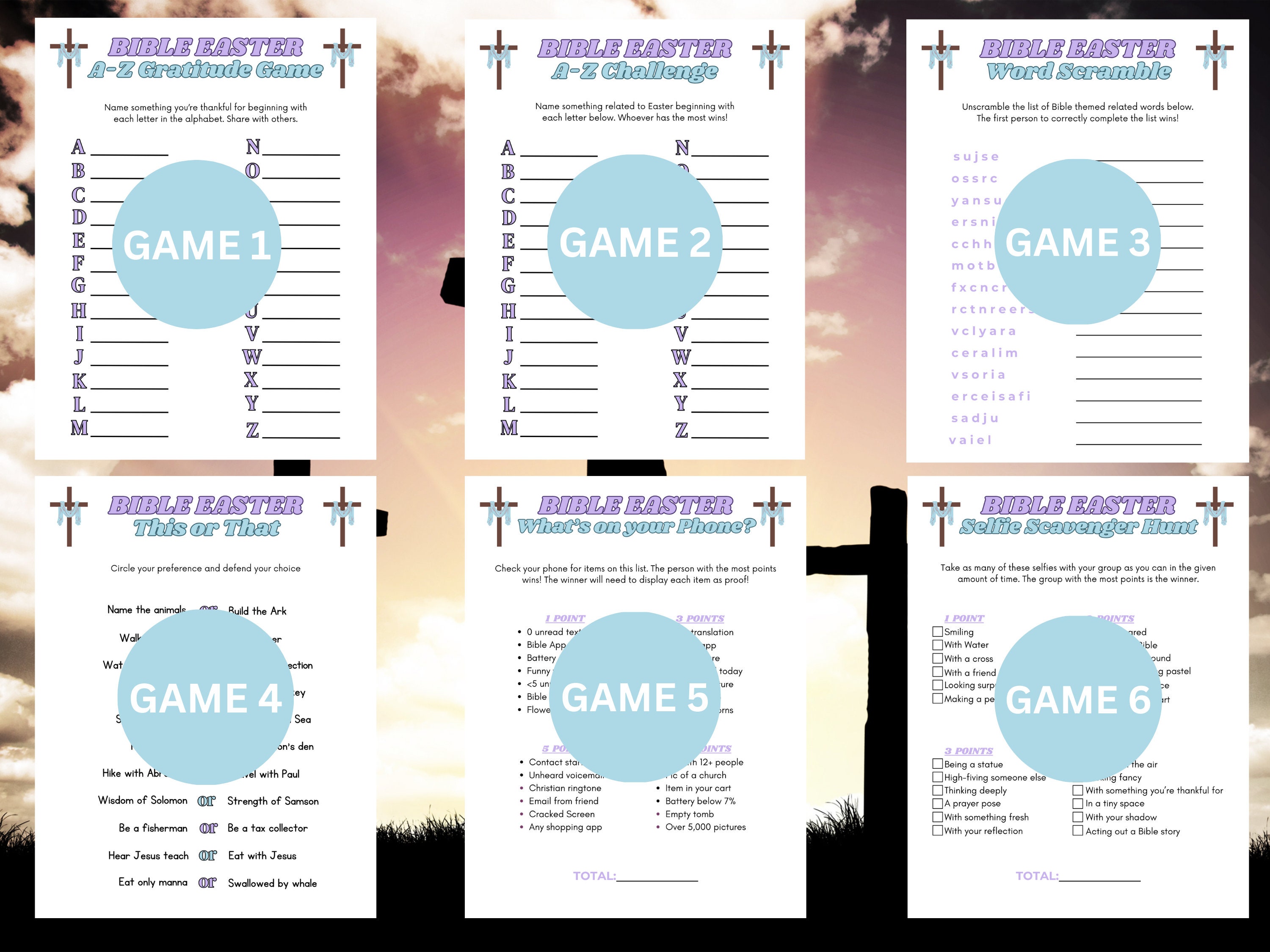 Easter Bible Games | Christian Easter Games | Easter Games | Easter ...