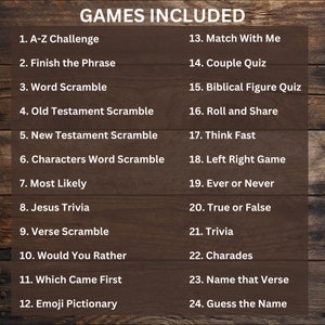 Printable Bible Games Bundle, Bible Trivia, Bible Games for Adults ...