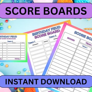 Birthday Friendly Feud | Birthday Party Game | Family Game Night ...