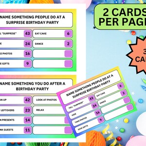 Birthday Friendly Feud | Birthday Party Game | Family Game Night ...