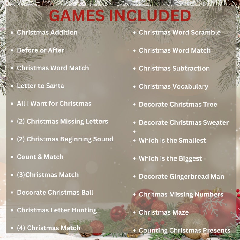 Printable Christmas Kids Activities | Christmas Decorating & Coloring ...