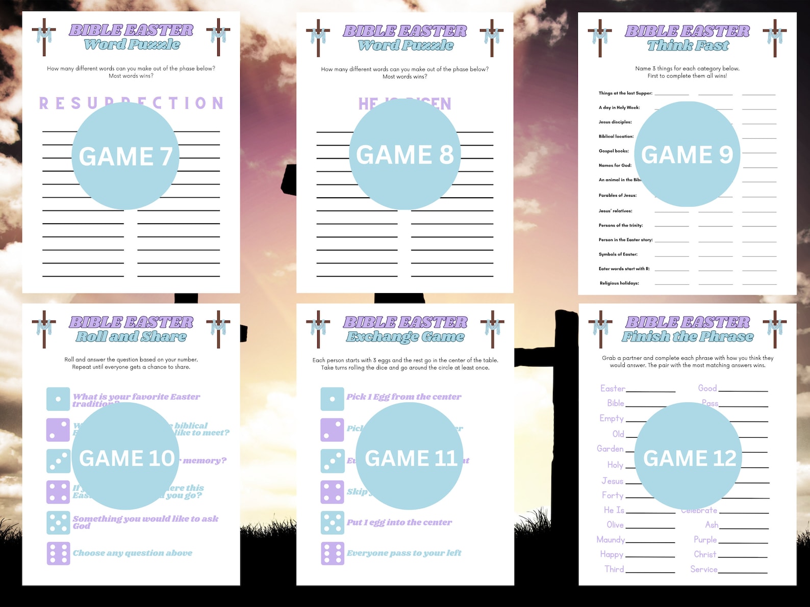 Easter Bible Games | Christian Easter Games | Easter Games | Easter ...