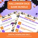 Halloween Dice Game | Printable Halloween Games | Party Games ...