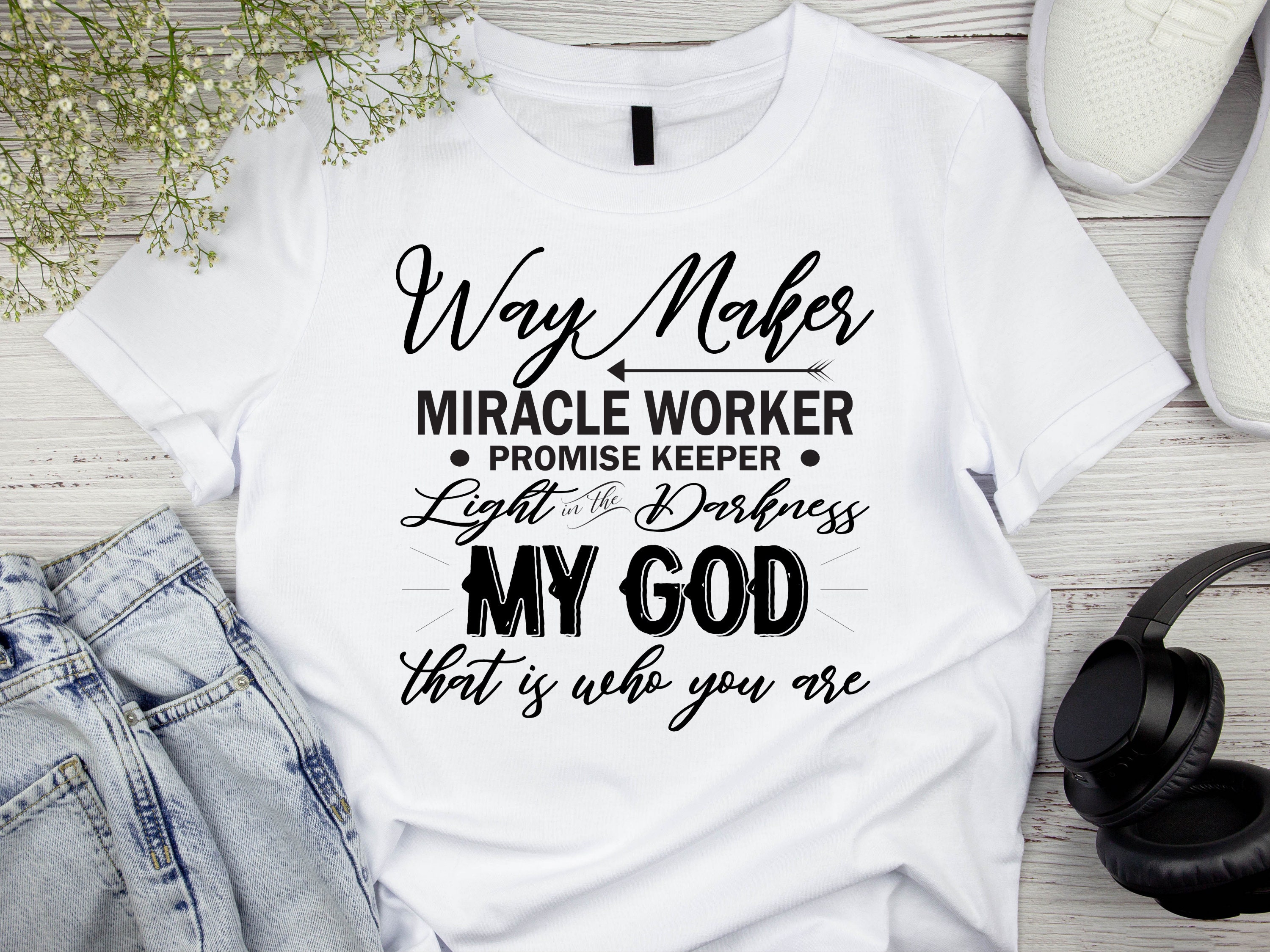 Way Maker SVG Miracle Worker Instant Download Christian Scripture Svg ...
