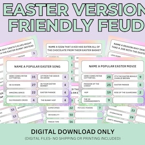 Printable Easter Feud Game | Easter Family Feud-style Questions ...