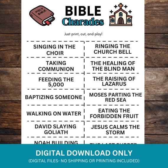Bible Charades Ideas Bible Character Charades The Superbook Show