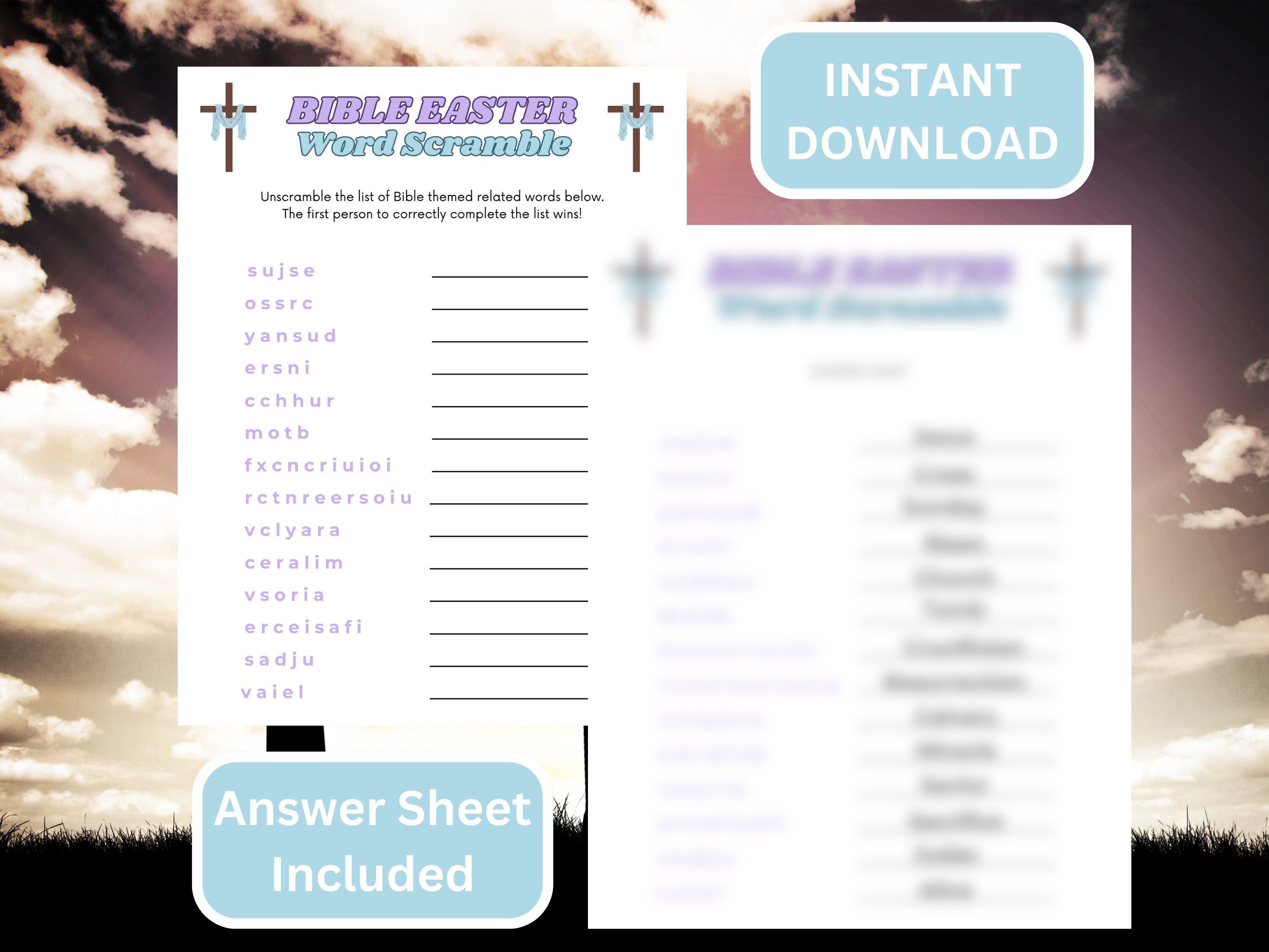 Easter Bible Games | Christian Easter Games | Easter Games | Easter ...