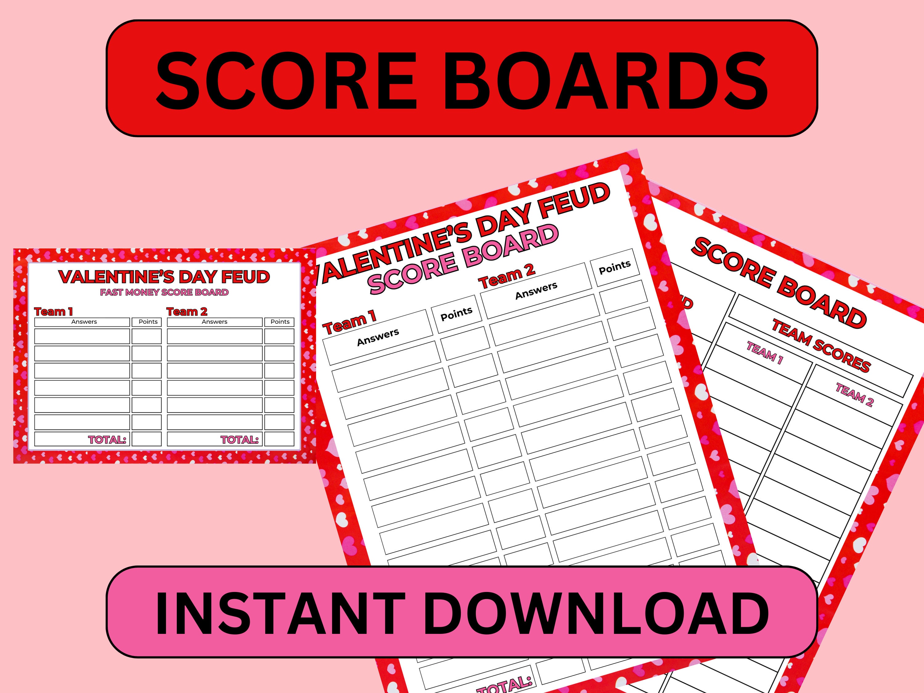 Valentine’s Day Feud Game | Couples Quiz Trivia Night | Family Feud ...