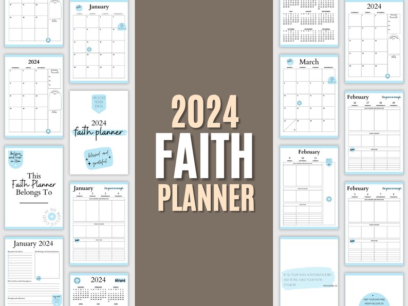 Printable Bible Study Journal | Prayer Journal | Faith Planner ...