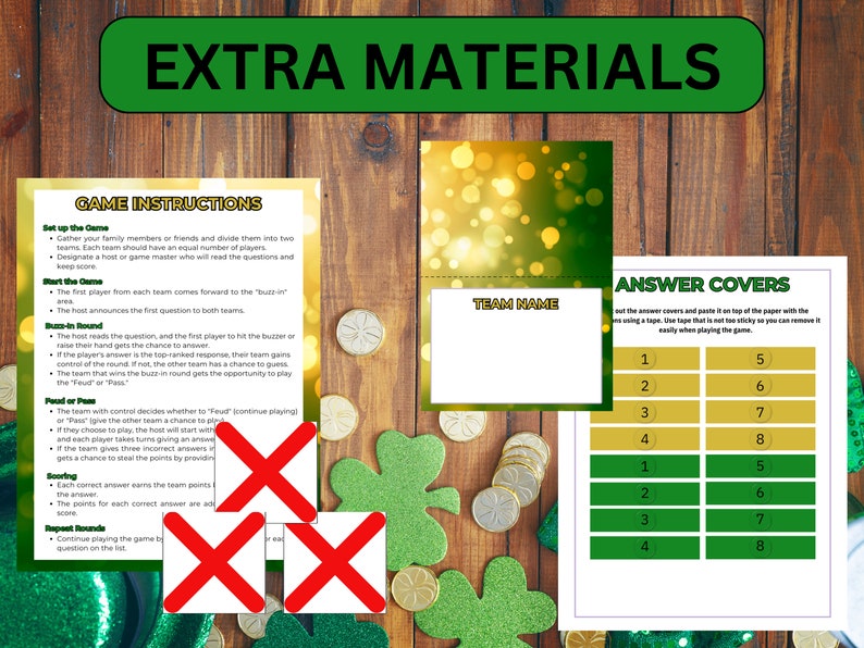 Printable St. Patrick's Day Feud Game | St. Patrick's Day Family Feud ...