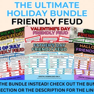 Printable Mother's Day Feud Game | Printable Father's Day Feud Game ...