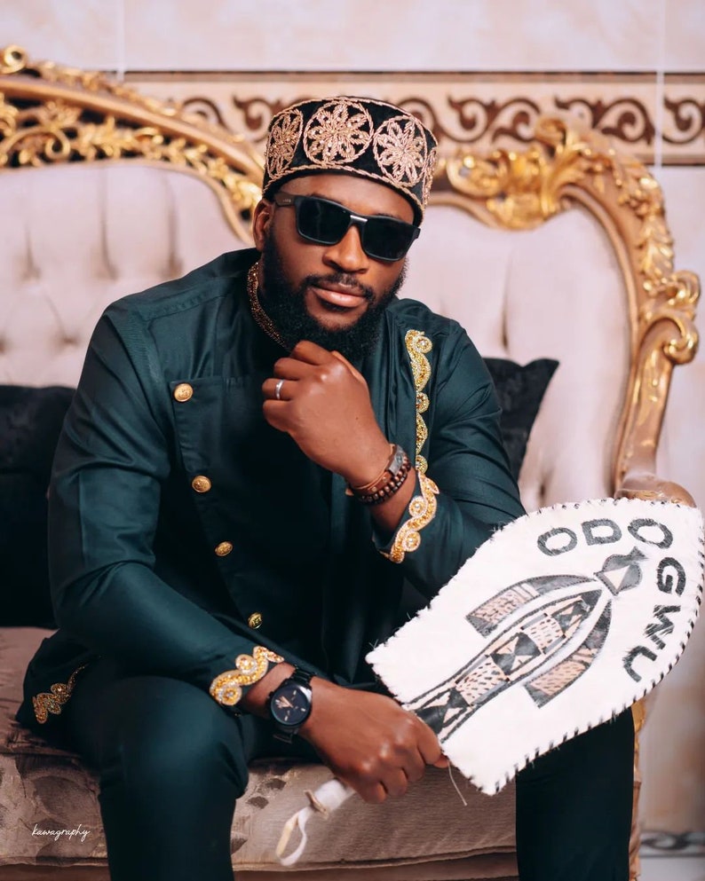 African Velvet Beaded Cap ,hausa Cap Kufi Hat,kufi Cap, Hausa ...