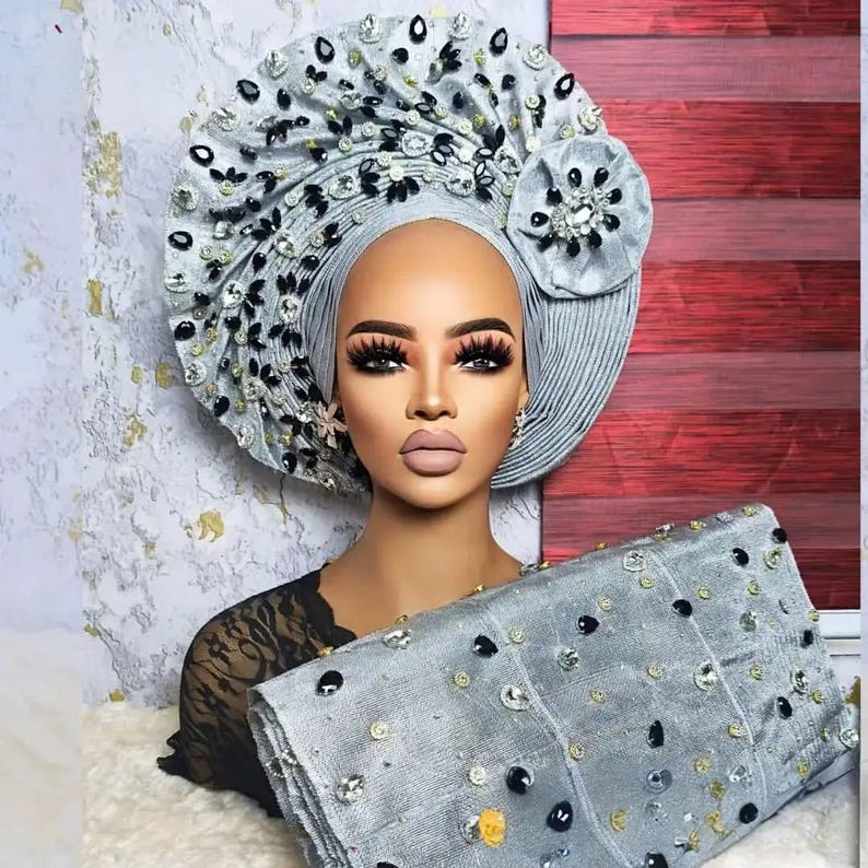 Asooke Cap, Auto Gele, African, Zara Cap, Turban Hat, Women Headgear ...