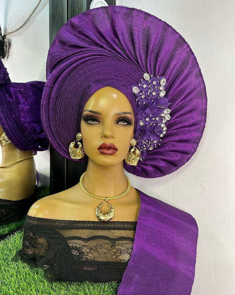 Asooke Cap, Auto Gele, African, Zara Cap, Turban Hat, Women Headgear ...