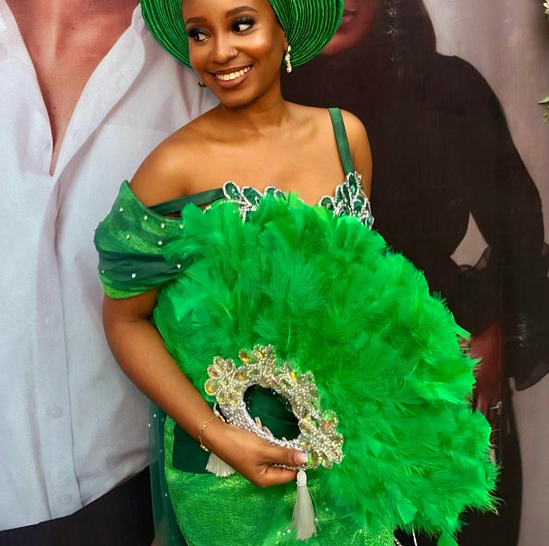 Wedding Burlesque Feather Fans,feather Fan Bridesmaid,handmade ...