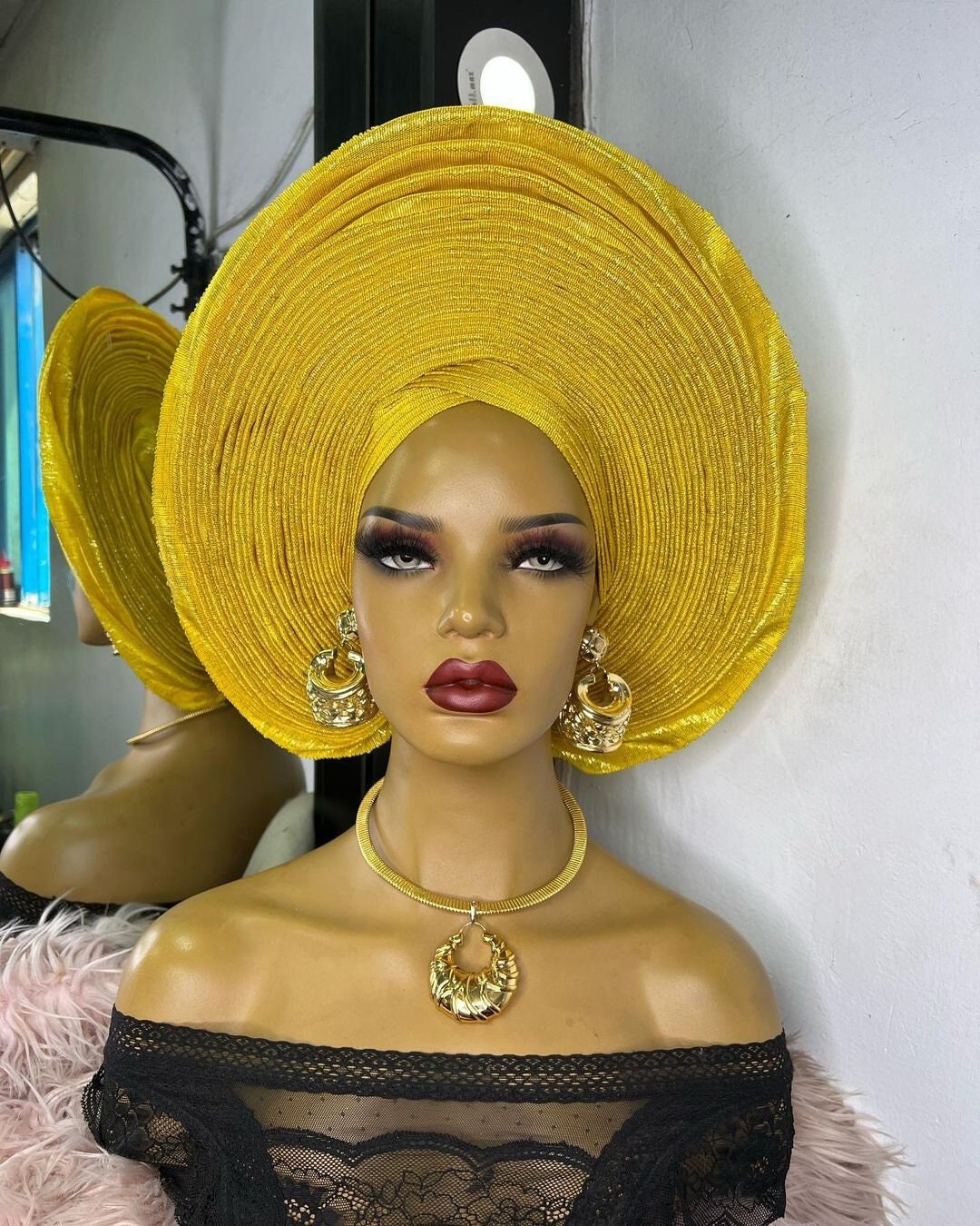 Asooke Cap, Auto Gele, African, Zara Cap, Turban Hat, Women Headgear ...