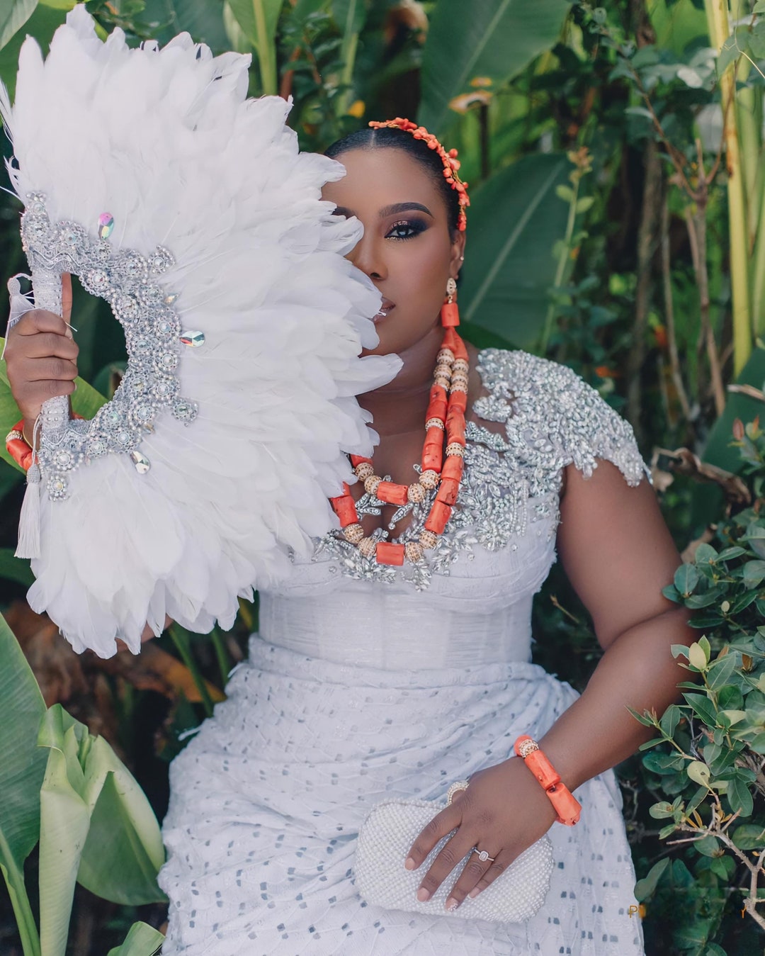 White Wedding Feather Fans,feather Fan Bridesmaid,handmade Bridesmaid ...