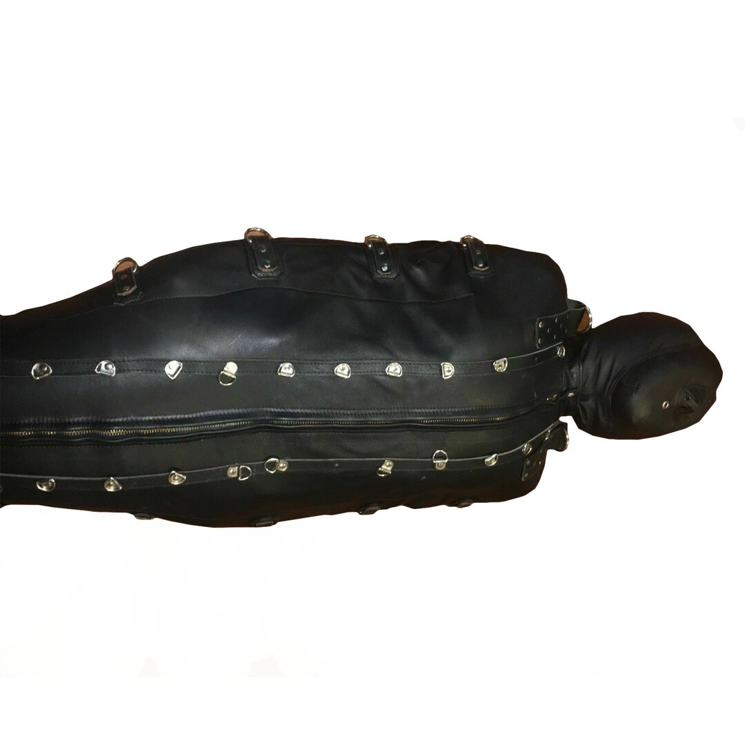 Real Cow Leather Sleep Sack Bondage Body Bag Bdsm Etsy