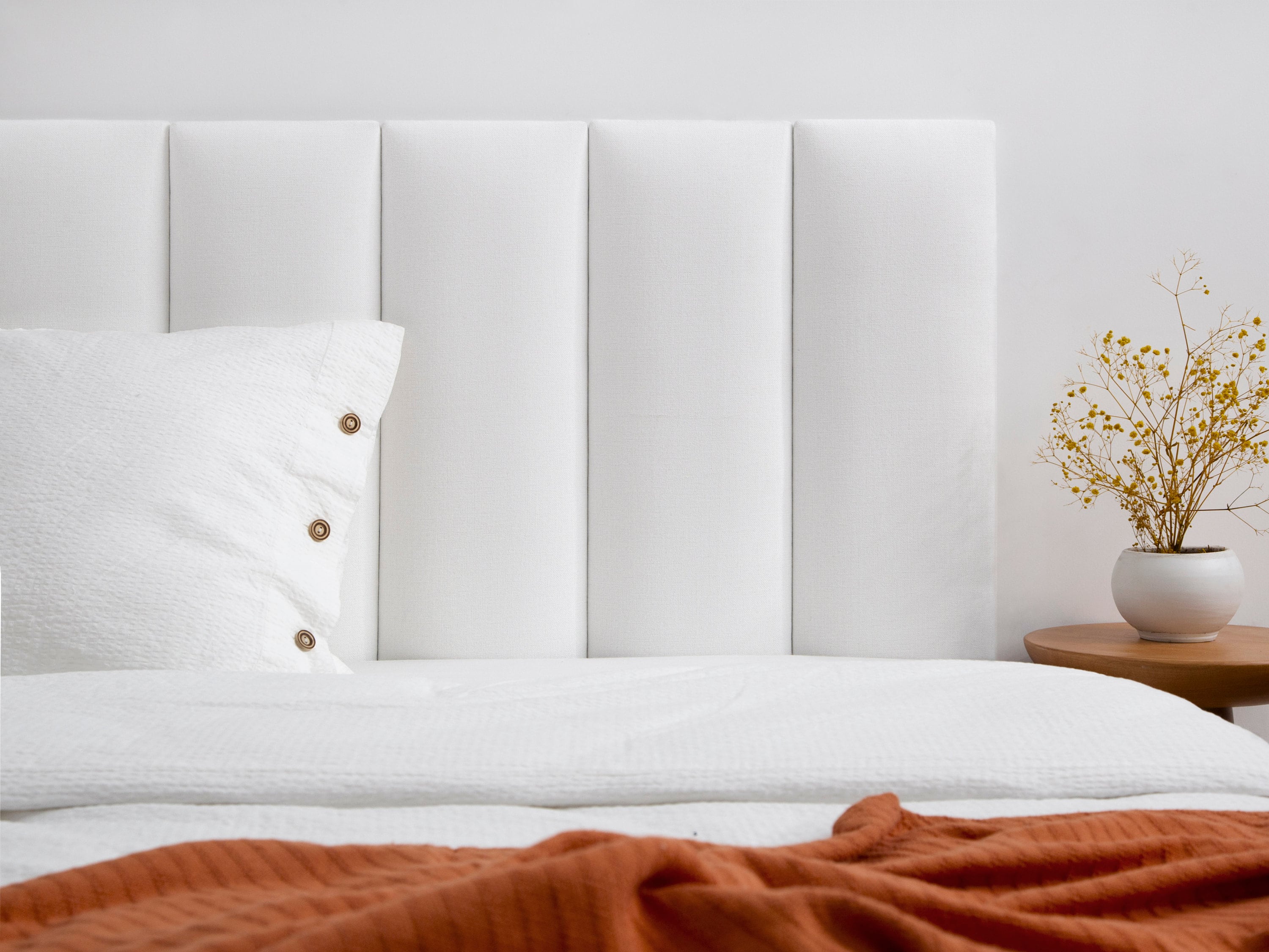 White full bed headboard store